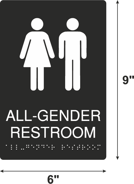 Restroom Wall Signs