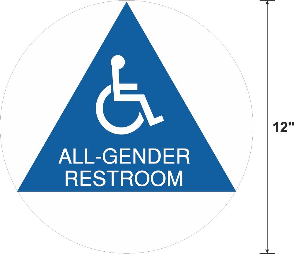 Restroom Door Sign